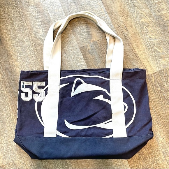 PINK Victoria's Secret | Bags | Penn State Zippered Tote Bag By ...